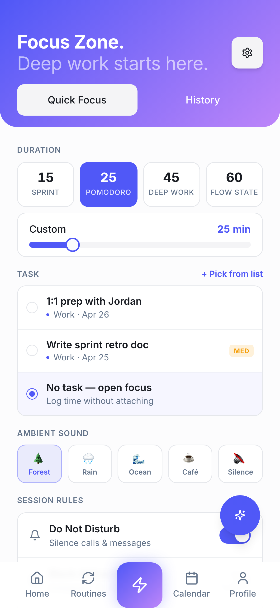 ActionList — Tasks, Habits, Focus Timer & AI Assistant